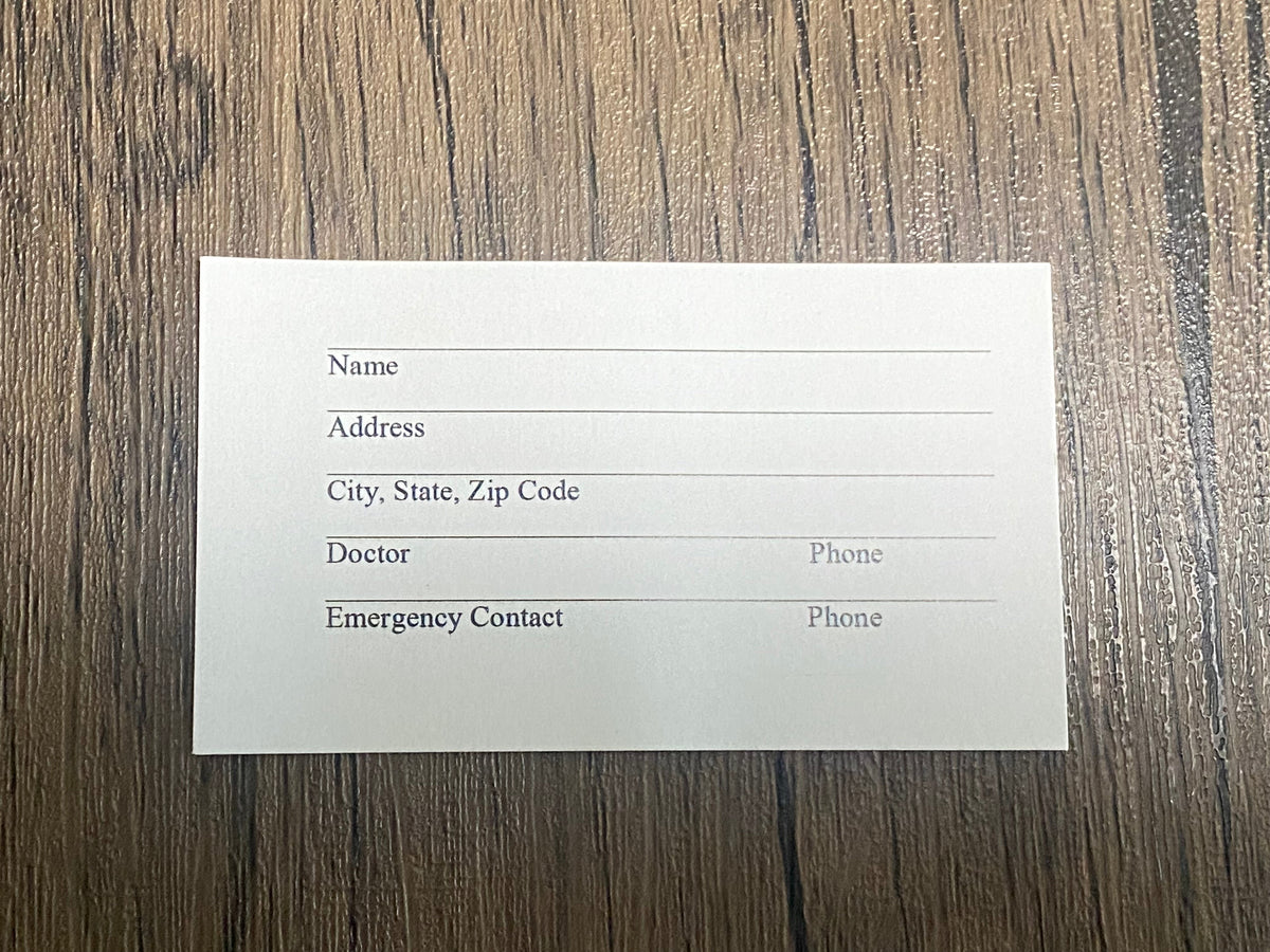 Driver has Parkinson Disease/Parkinson Alert ID Card – Pullover Pal