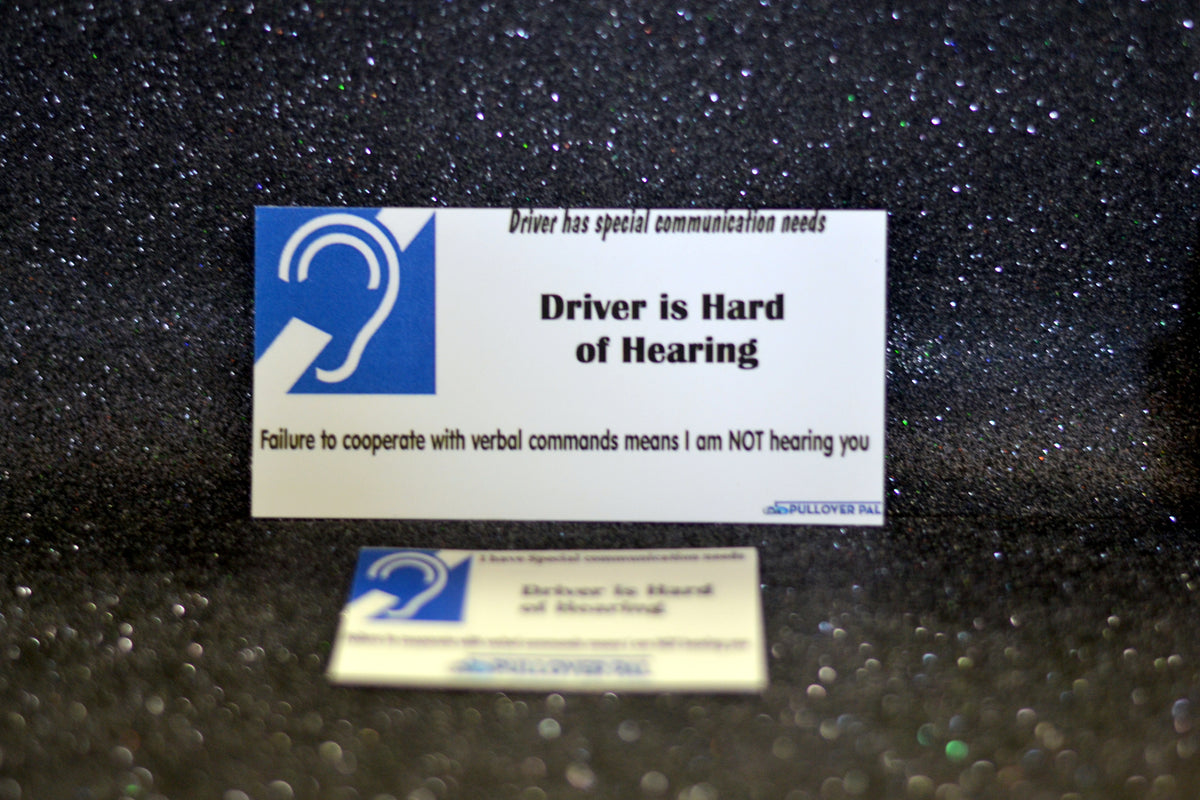 Driver is Hard of Hearing Card (Card Only) – Pullover Pal