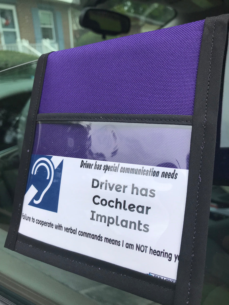 Driver has Cochlear Implant (Card Only) – Pullover Pal